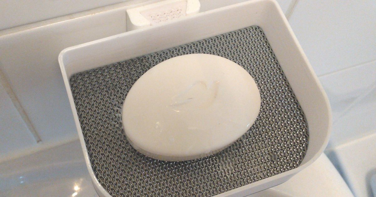 Floating Soap Dish with Bottom drainage by Yann Büchau | Download free ...