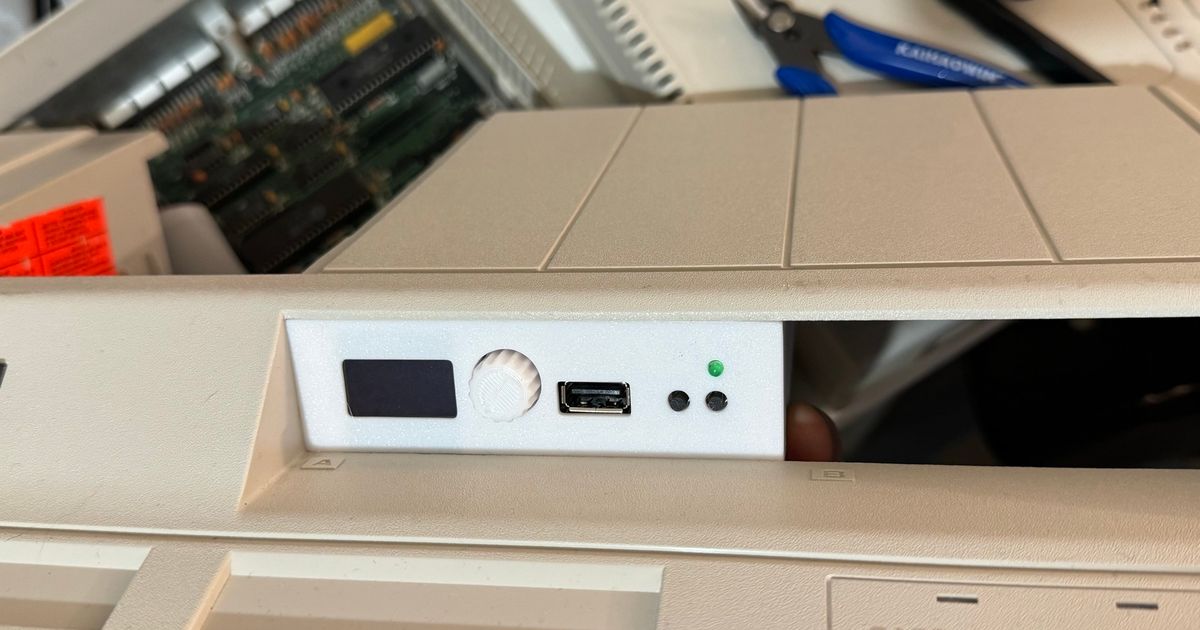 Internal Gotek Drive Chassis for Tandy 1000 HX or Amiga 2000 by djos ...