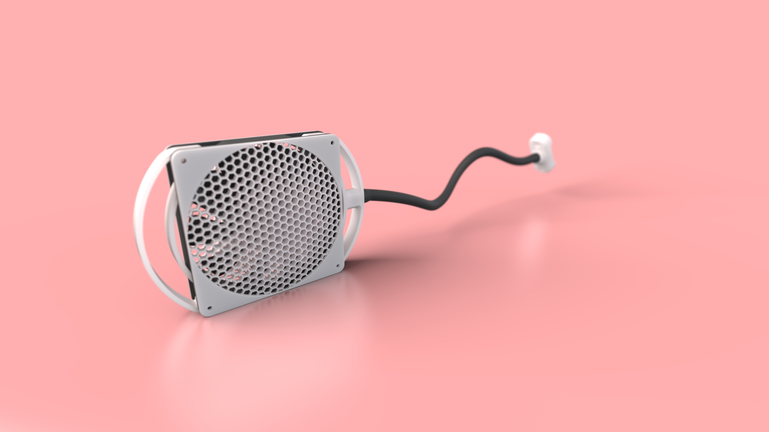 "Fan-o-Matic" - 140mm Fan Gooseneck Mount by SusManufactory | Download ...
