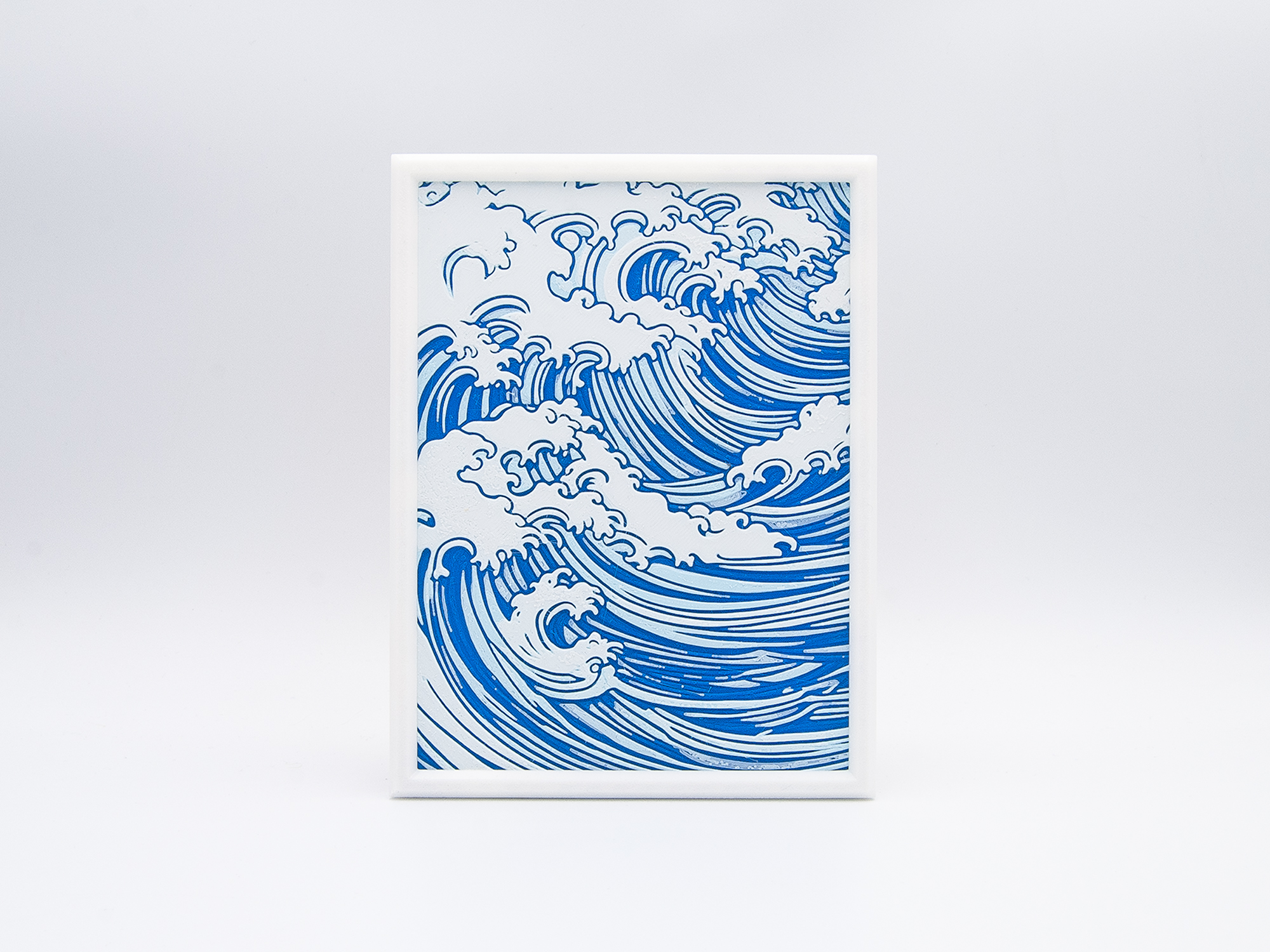 Wave Wall Art Frames by Bamingo Design | Download free STL model ...