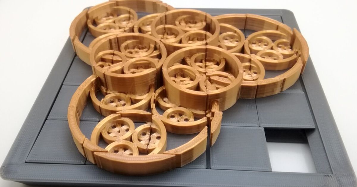 Sliding puzzle (Openscad version) by Stefan | Download free STL model ...