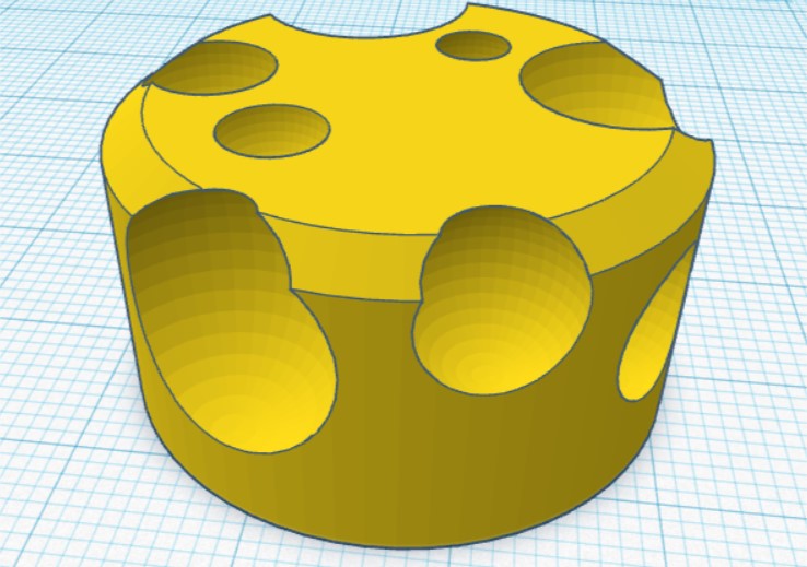 cheese knob 6mm by Bartosz Niedziałkowski | Download free STL model ...