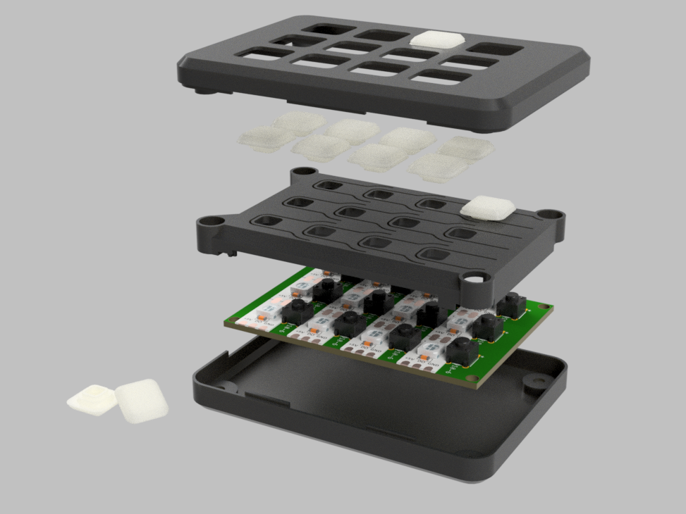 Backlit keypad by MartinP | Download free STL model | Printables.com