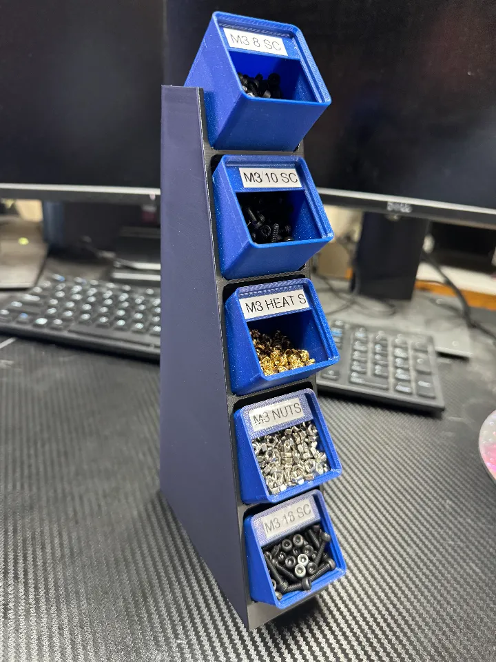Gridfinity vertical stand by joshmurrah | Download free STL model | Printables.com