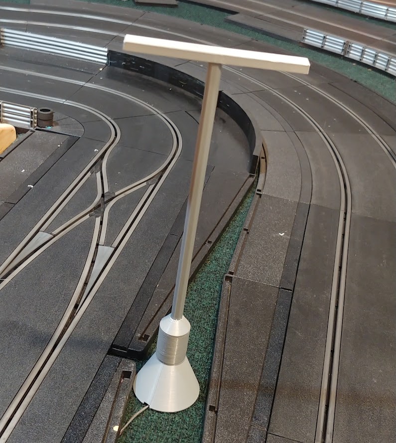 Detachable Slot Car Track Light Post for 12v LED strips by MrFlippant ...