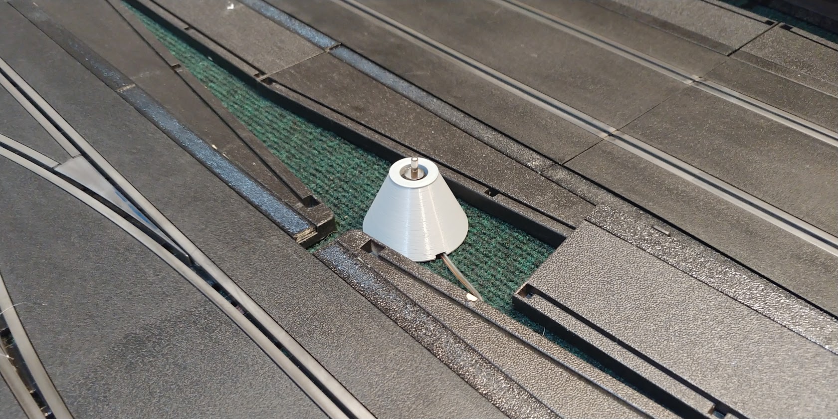 Detachable Slot Car Track Light Post for 12v LED strips by MrFlippant ...