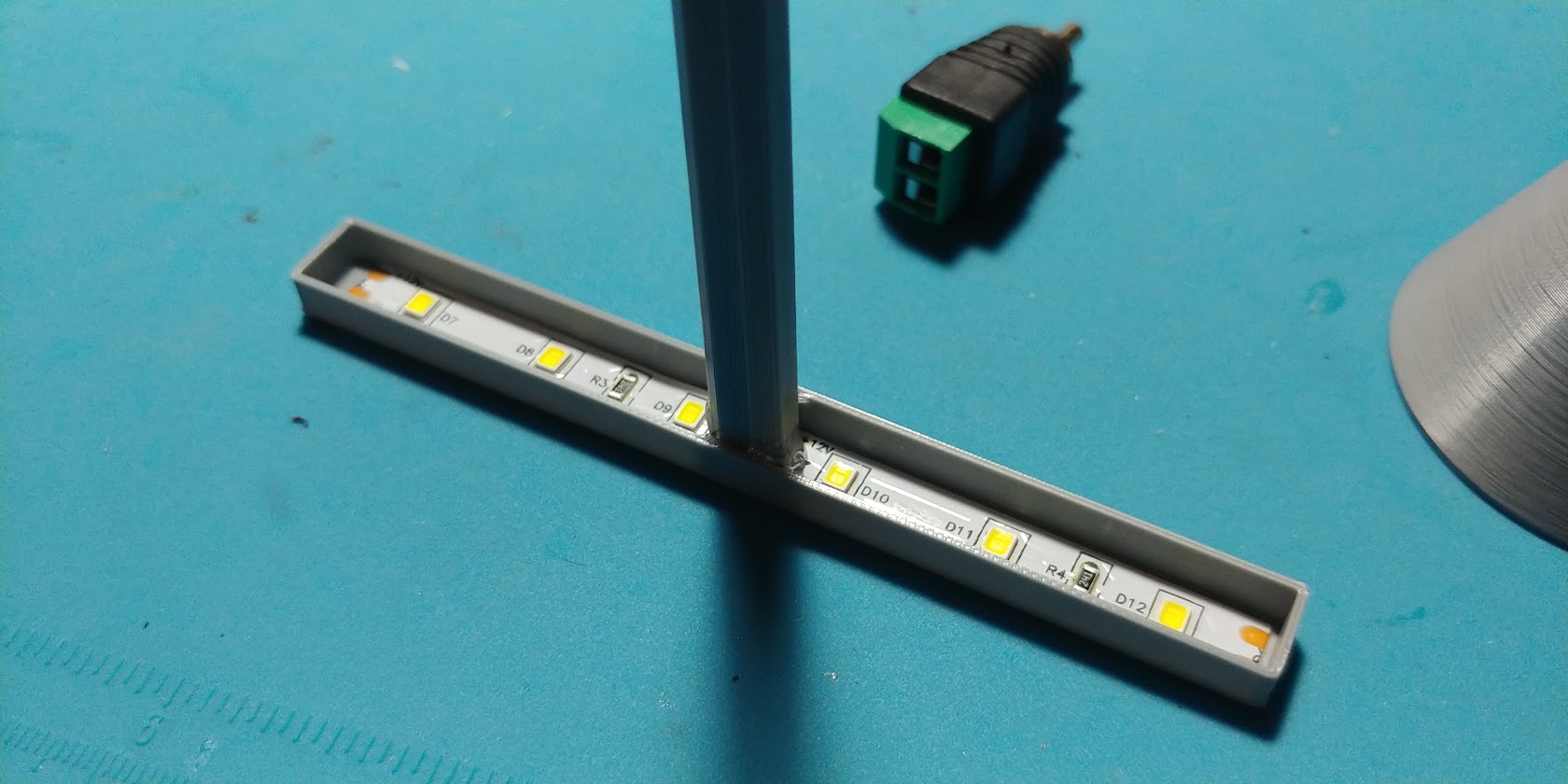Detachable Slot Car Track Light Post for 12v LED strips by MrFlippant ...