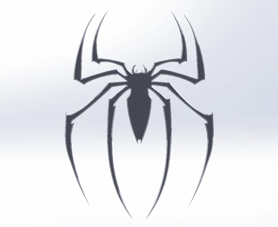 Spider-Man (Tobey Maguire) Spider Logo by NirNova98 | Download free STL ...