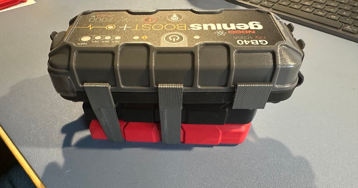 Noco GB40 Clamp Mount by menerso | Download free STL model | Printables.com