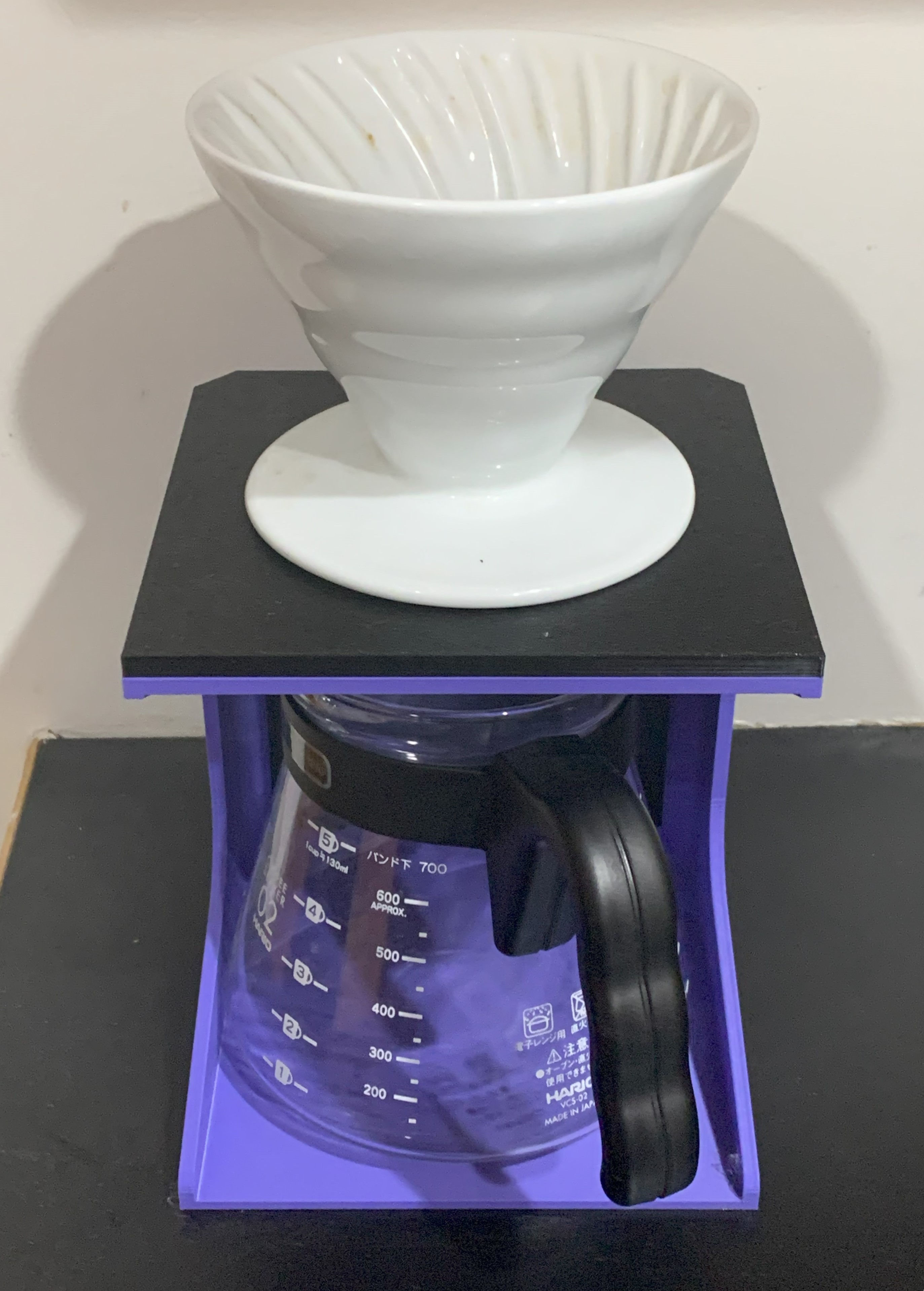 Black metal pour over coffee stand by LTK | Download free STL model ...