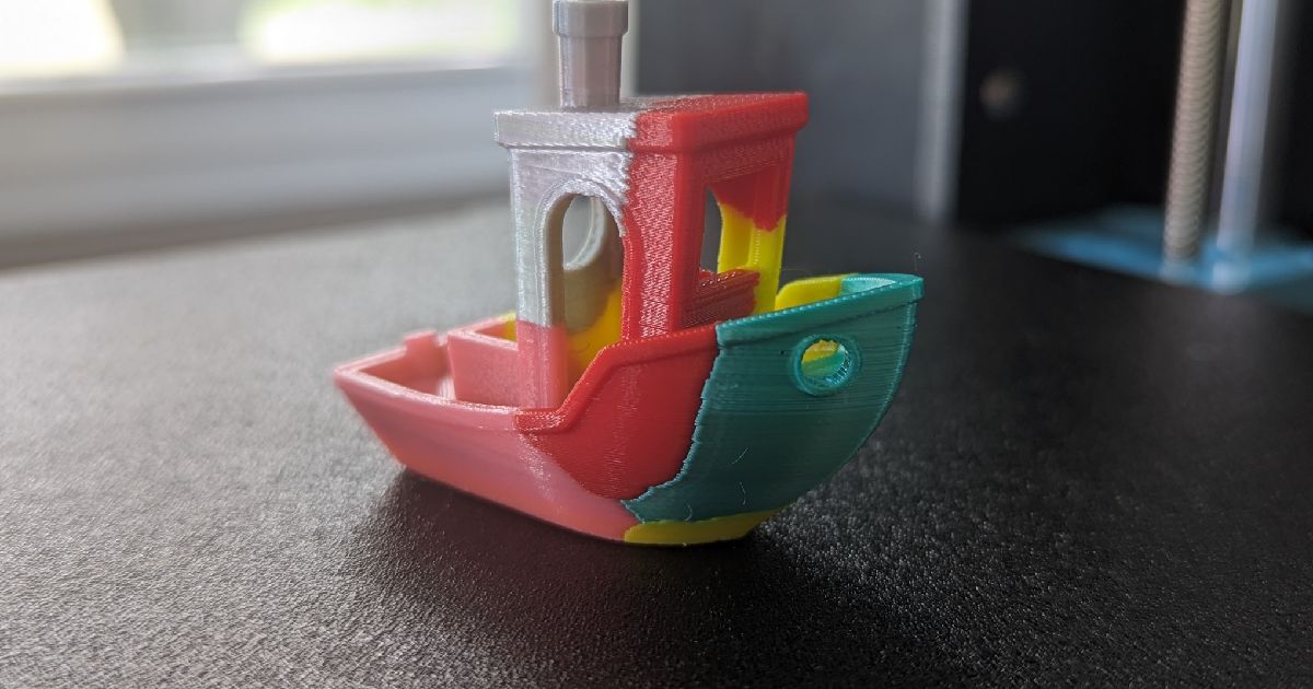 3D Benchy (5 Colors) - Abstract by zjohnson16 | Download free STL model ...