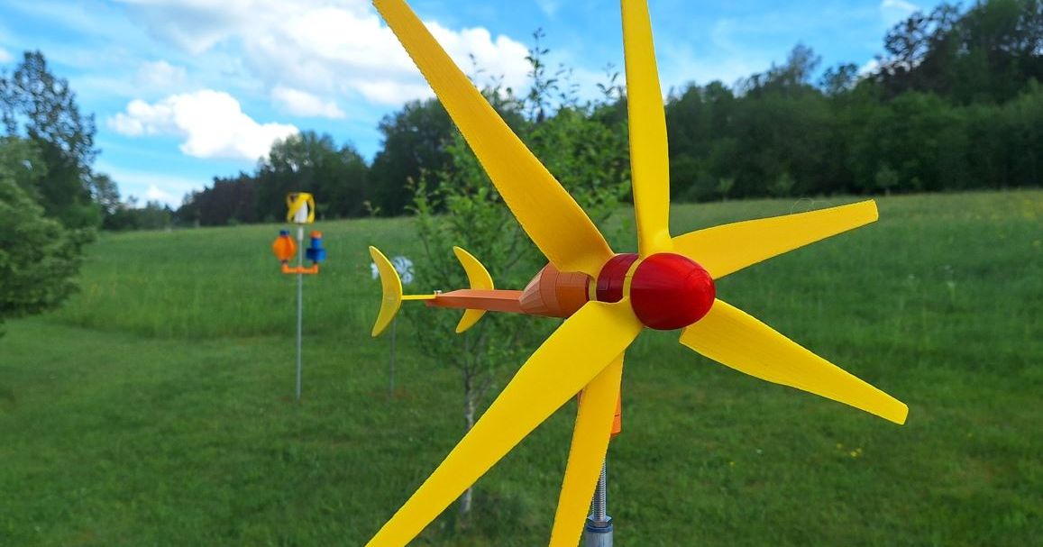 Double rotor addon for wind turbine MK2 by Stuart800 | Download free ...