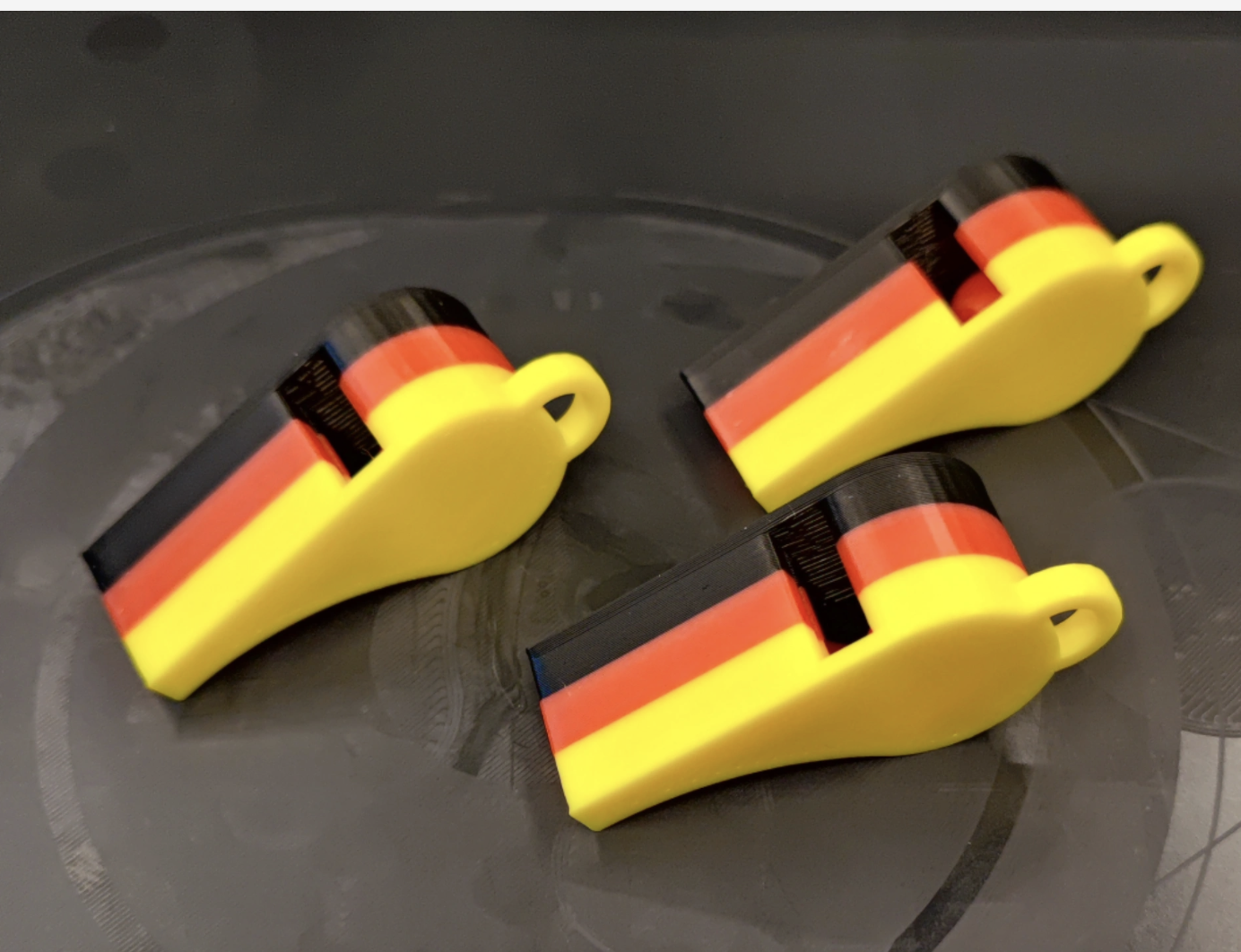 Germany flag V29 whistle by Theodore Desatnik | Download free STL model ...