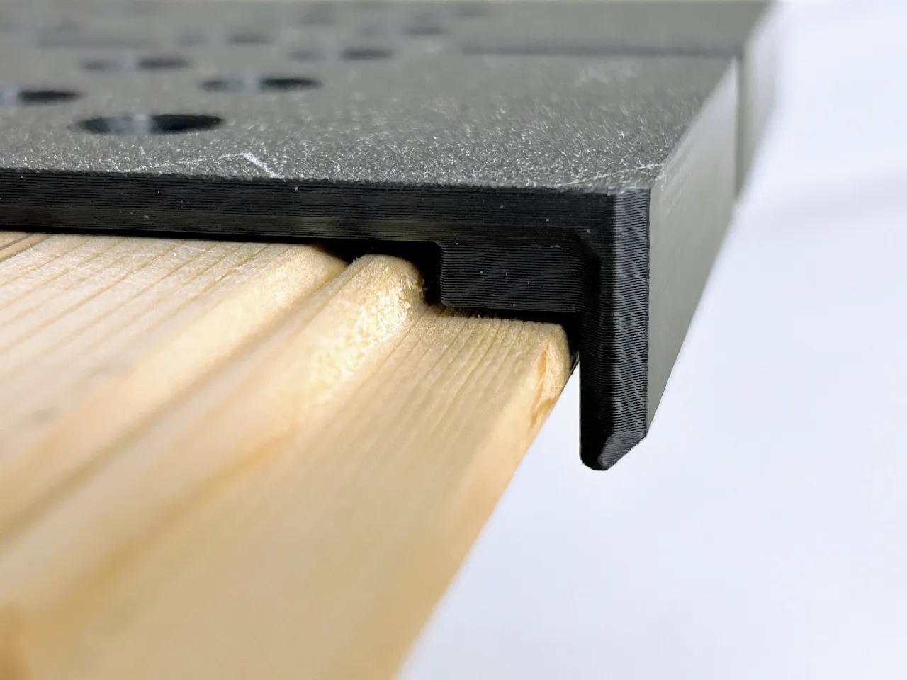 Hole/Drill Guide for Wood Soffit Vents by cl@ytr0n | Download free STL ...
