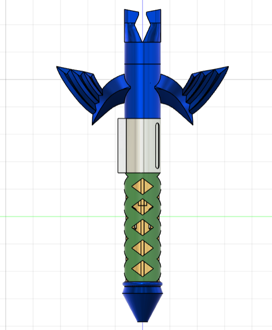 master sword parts 3d E's modular lightsaber by 3D E | Download free ...