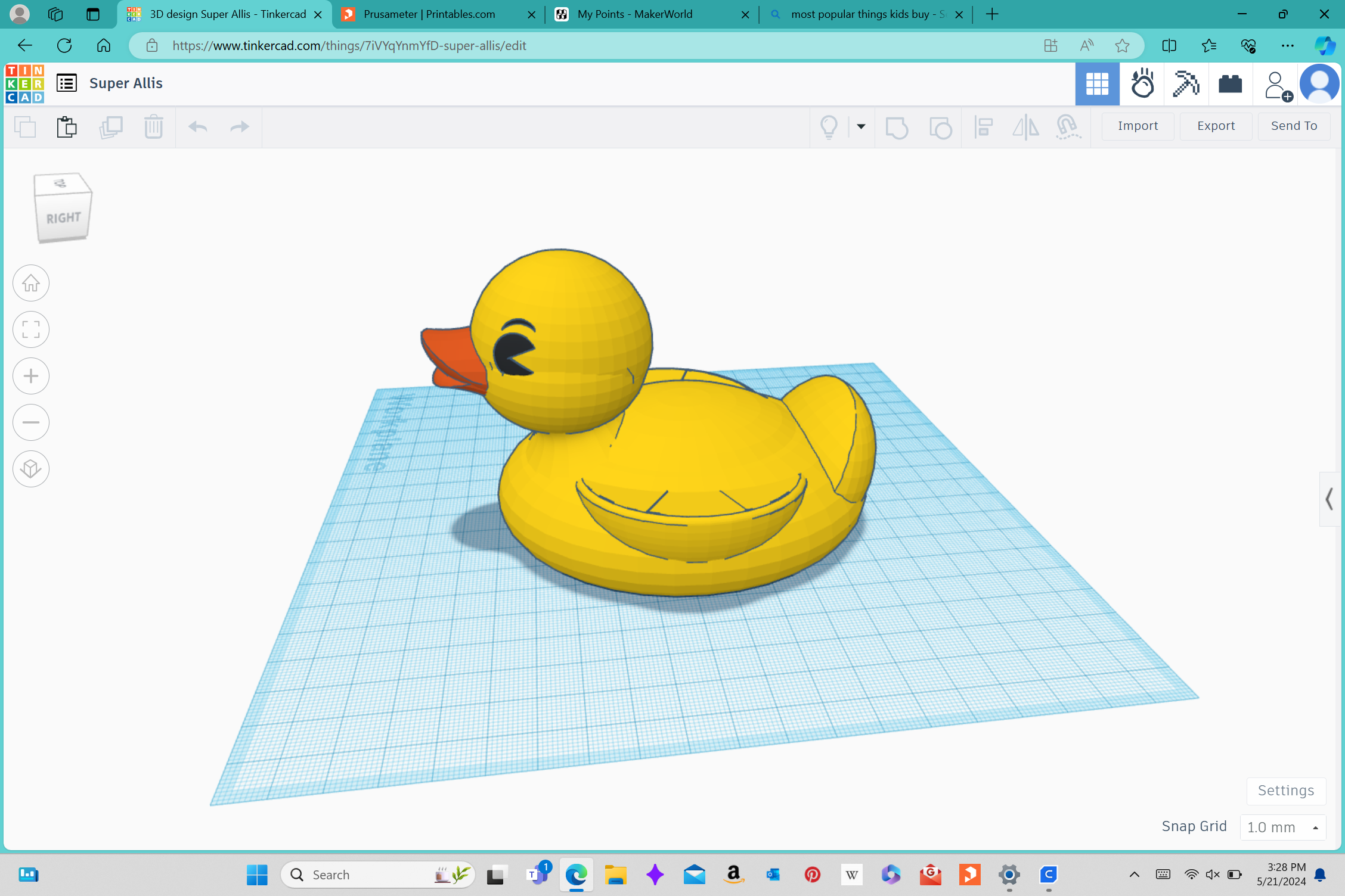 Very large floating ducky por Paige’s Prints | Descargar modelo STL ...
