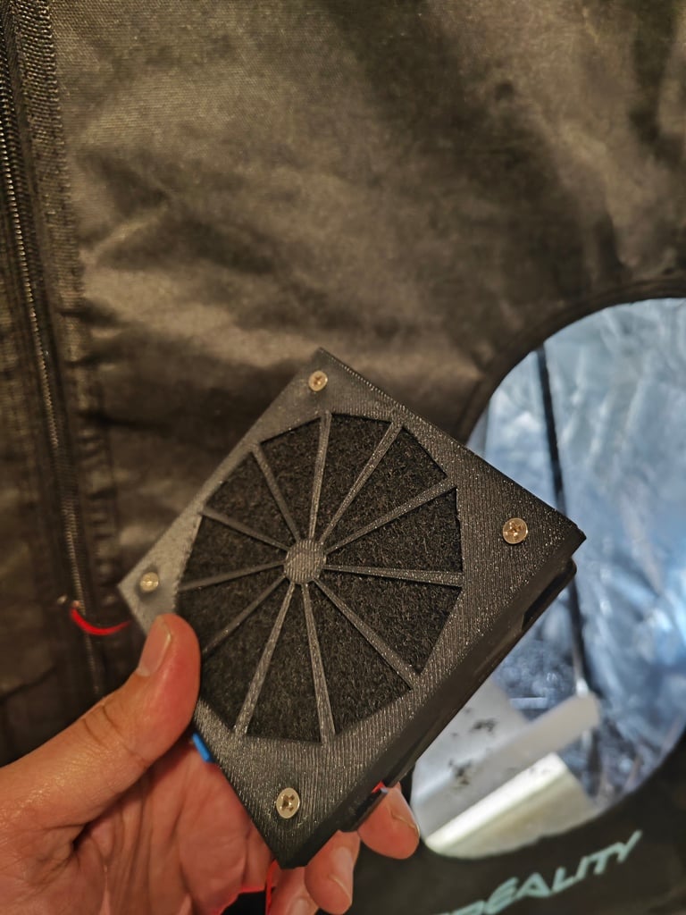 Filter assembly for PC fan by Baran Tunc | Download free STL model ...