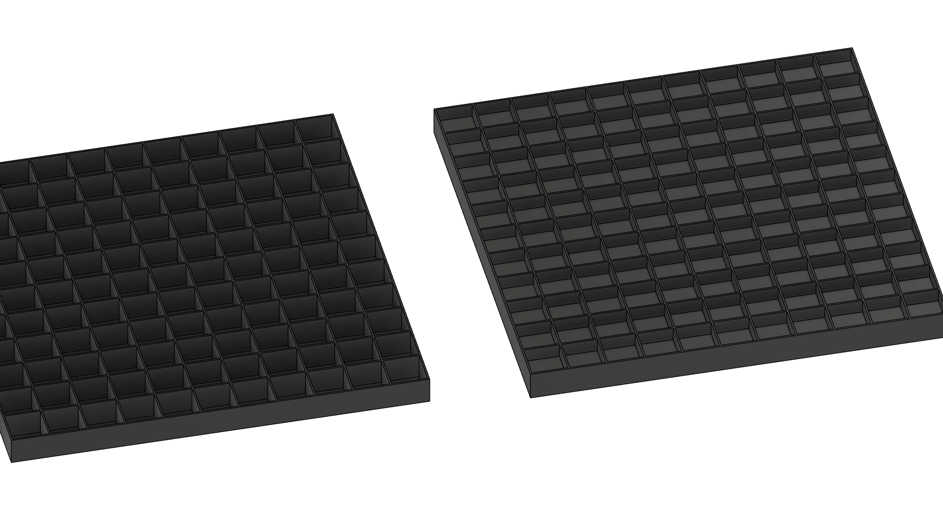 18650 Battery Tray ( AAA, AA compatible ) Stackable 121 Cells by ...