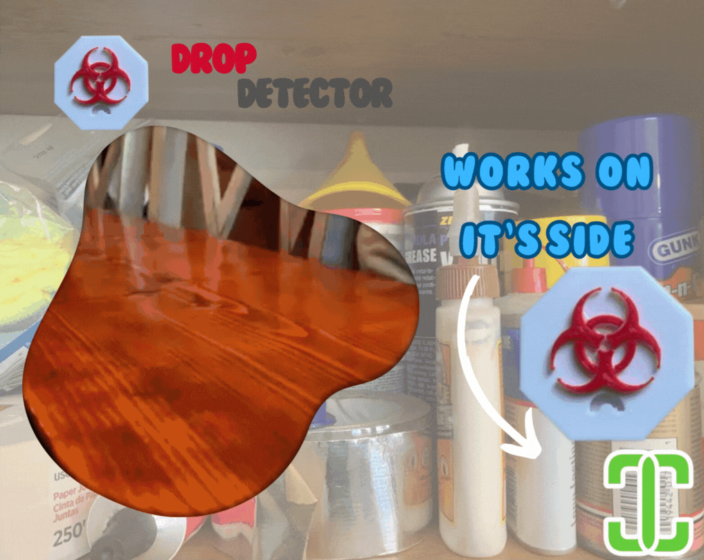 Drop Detector (Print In Place) by It's_7 | Download free STL model ...