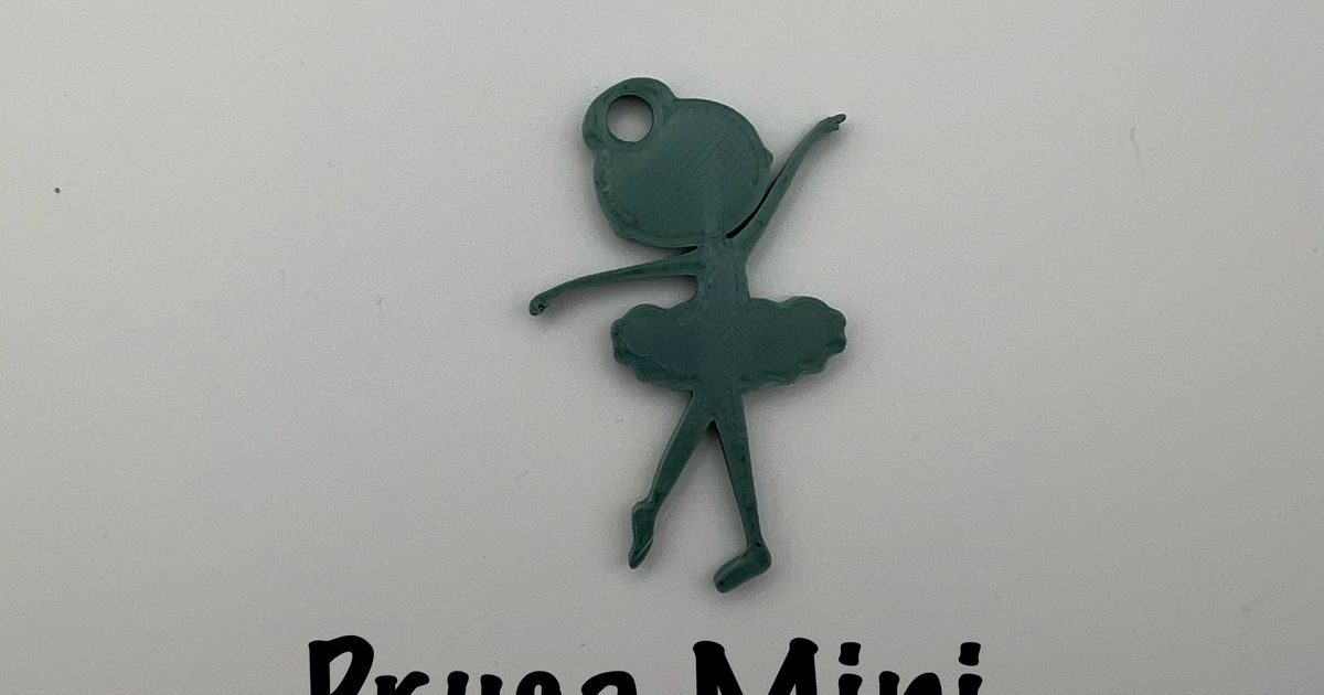 Dancer to hang on dance bag by Ktowns | Download free STL model ...