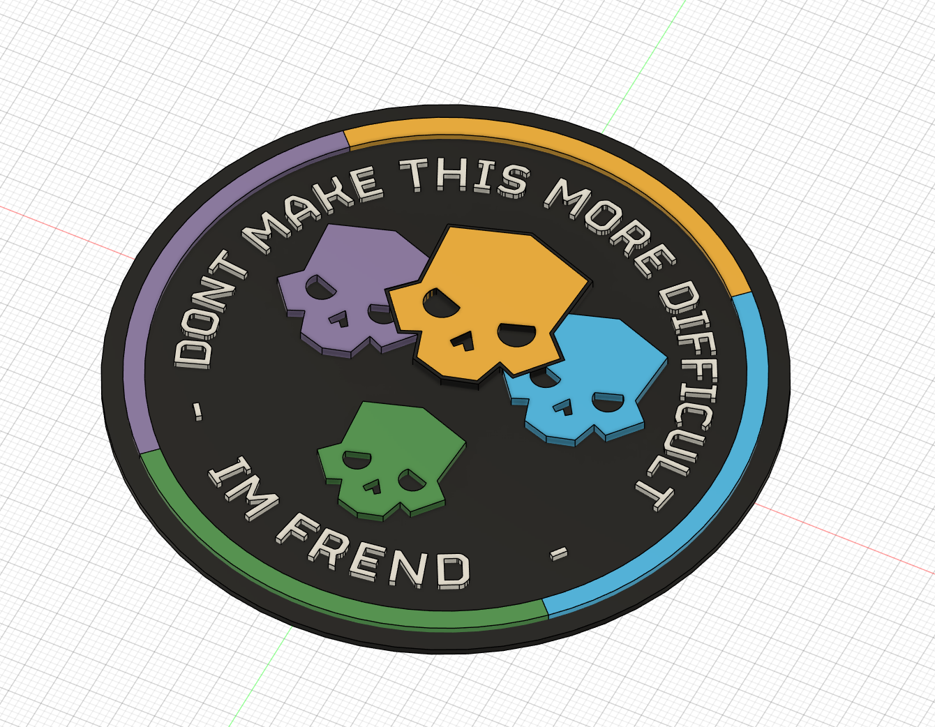 Im frend - Helldivers 2 community patch by Lima | Download free STL ...