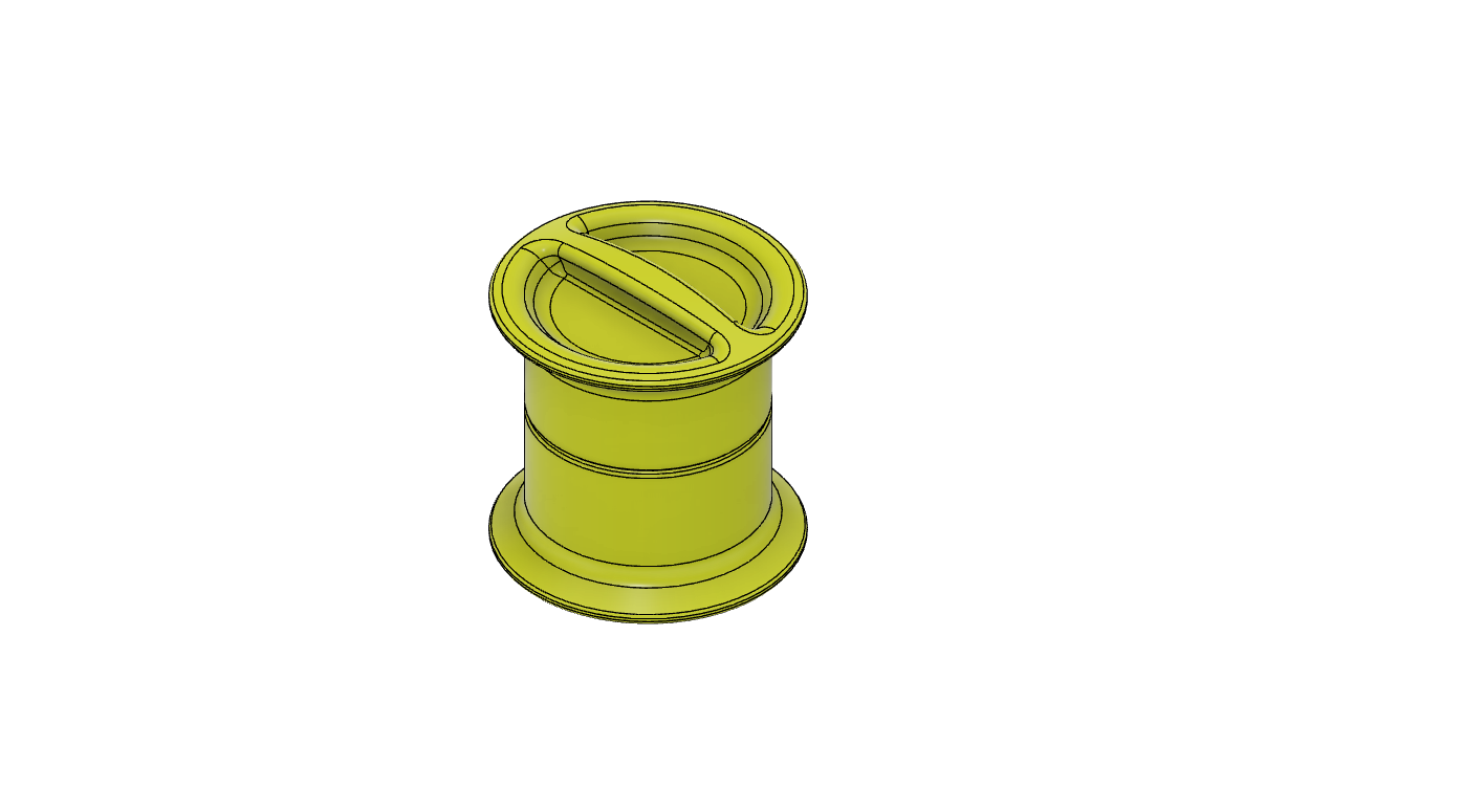 Universal Spool Weight for Bambu AMS by foxtolfo red | Download free ...