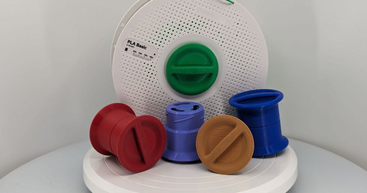 Universal Spool Weight for Bambu AMS by foxtolfo red | Download free ...