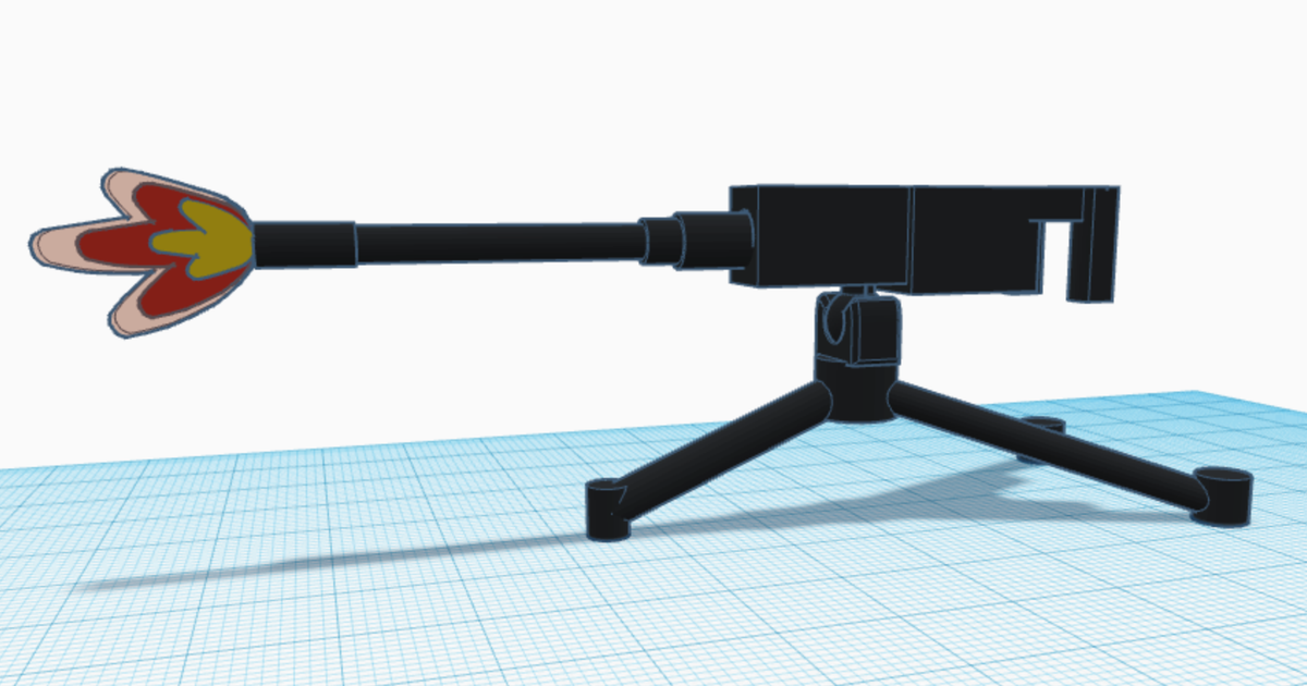dummy 13 machine gun 2.0 by Random-name | Download free STL model ...