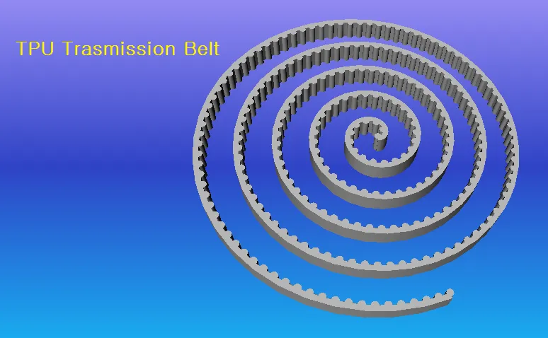 TPU Trasmission Belt by Nicola | Download free STL model | Printables.com
