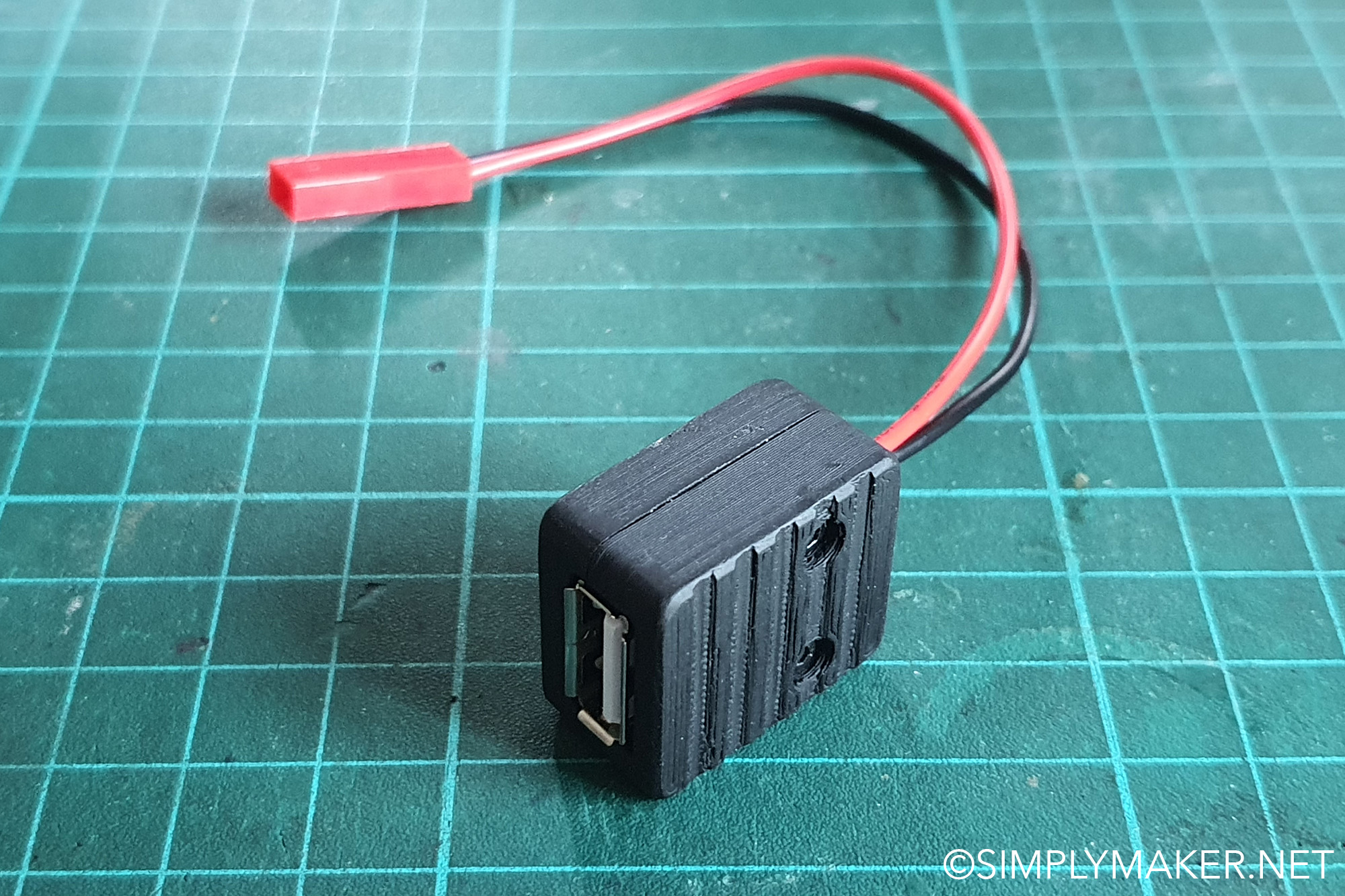 Snap In Usb Female Breakout Board Cover By Simply Maker Download Free Stl Model