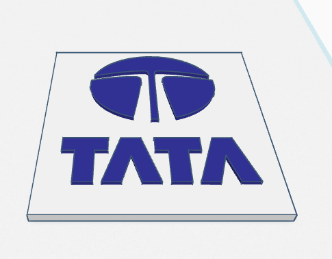 3D Printed TATA logo by Manoj Kumar | Download free STL model ...