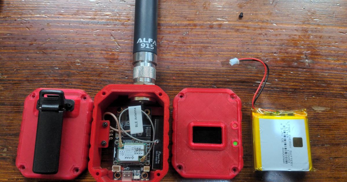 NodeBrix Modular Case System for Heltec LoRa32 v3 and RAK19007 for use with Meshtastic par Open ...