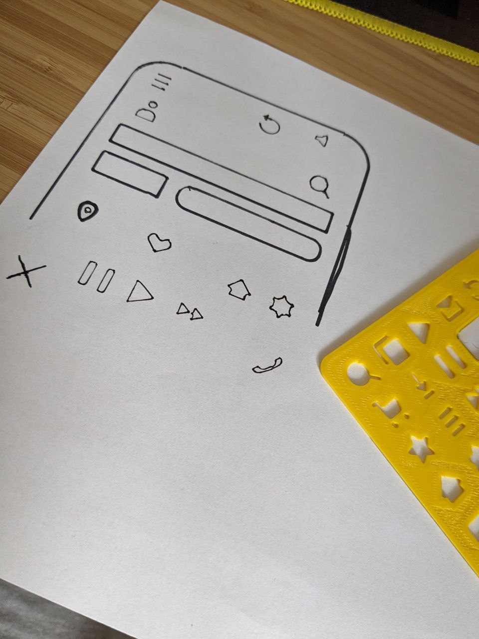 Stencil for mockuping, UI/UX designs by xpmn | Download free STL model ...