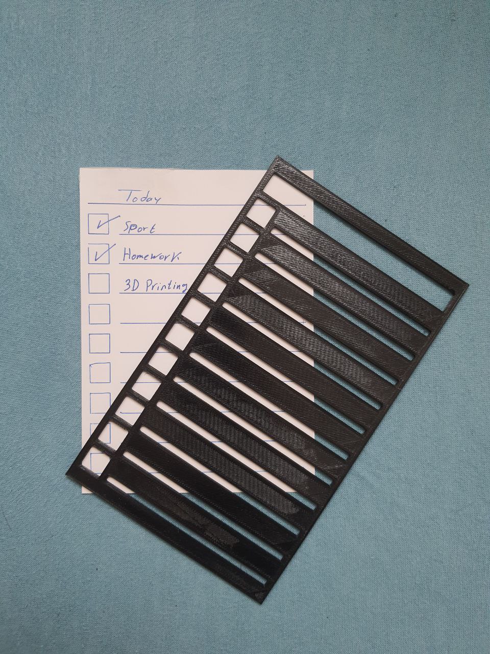 Notes List To Do 150 x 110 by A3J Print | Download free STL model ...