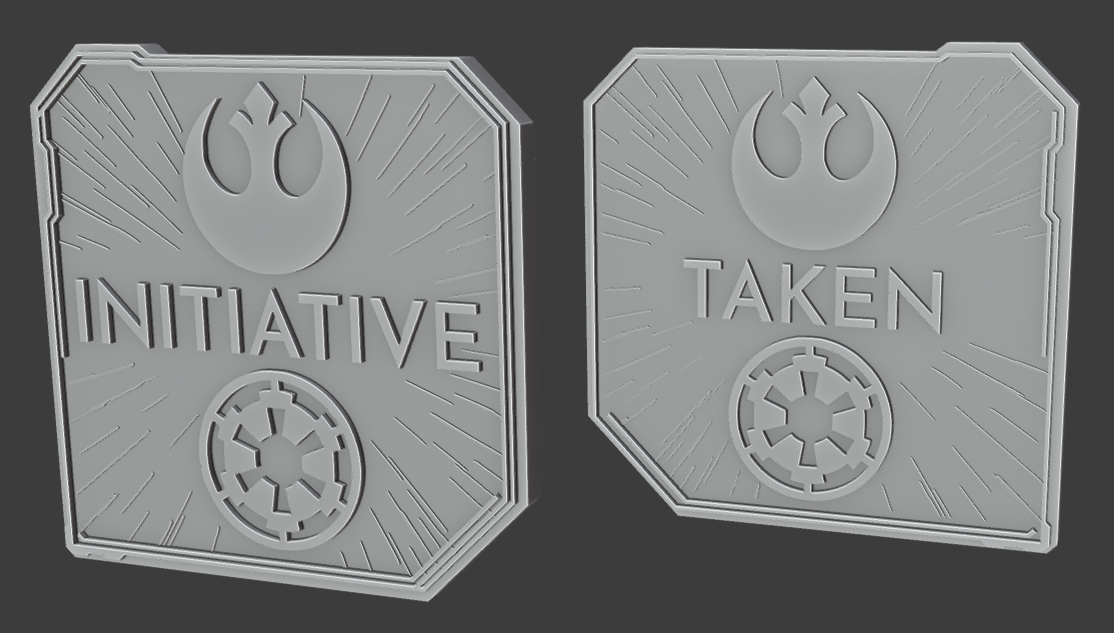 Star Wars Unlimited Double-Sided Resin Hyperspace Initiative Token by ...