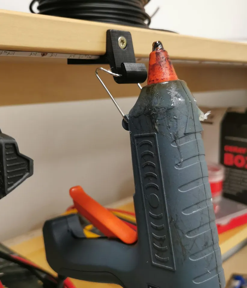 Hot Glue Gun Holder Hook Stand Pistol Wall Mount by sternli27 ...