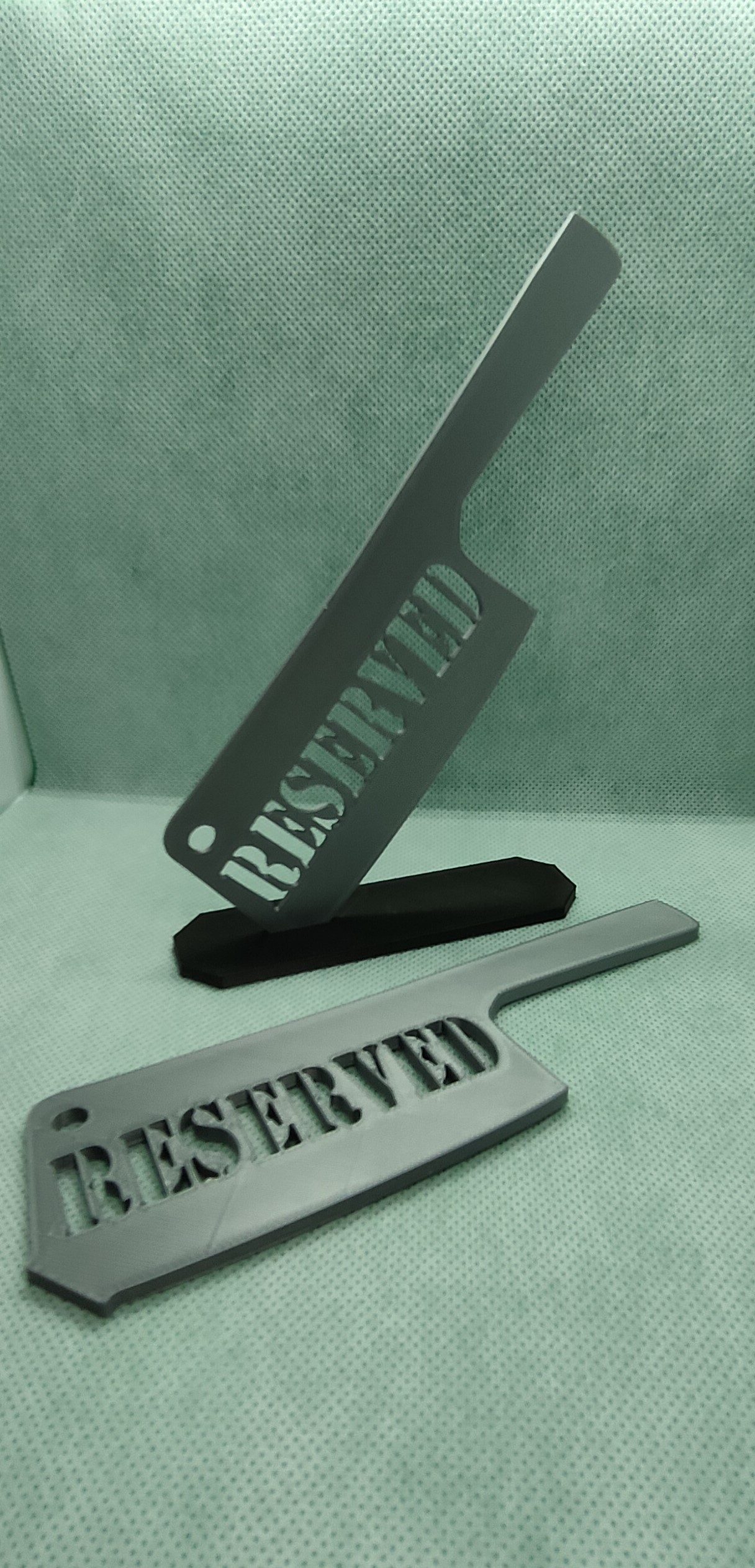RESERVED TABLE PLACE MARKER PLACEHOLDER by MakerDavid3d | Download free ...
