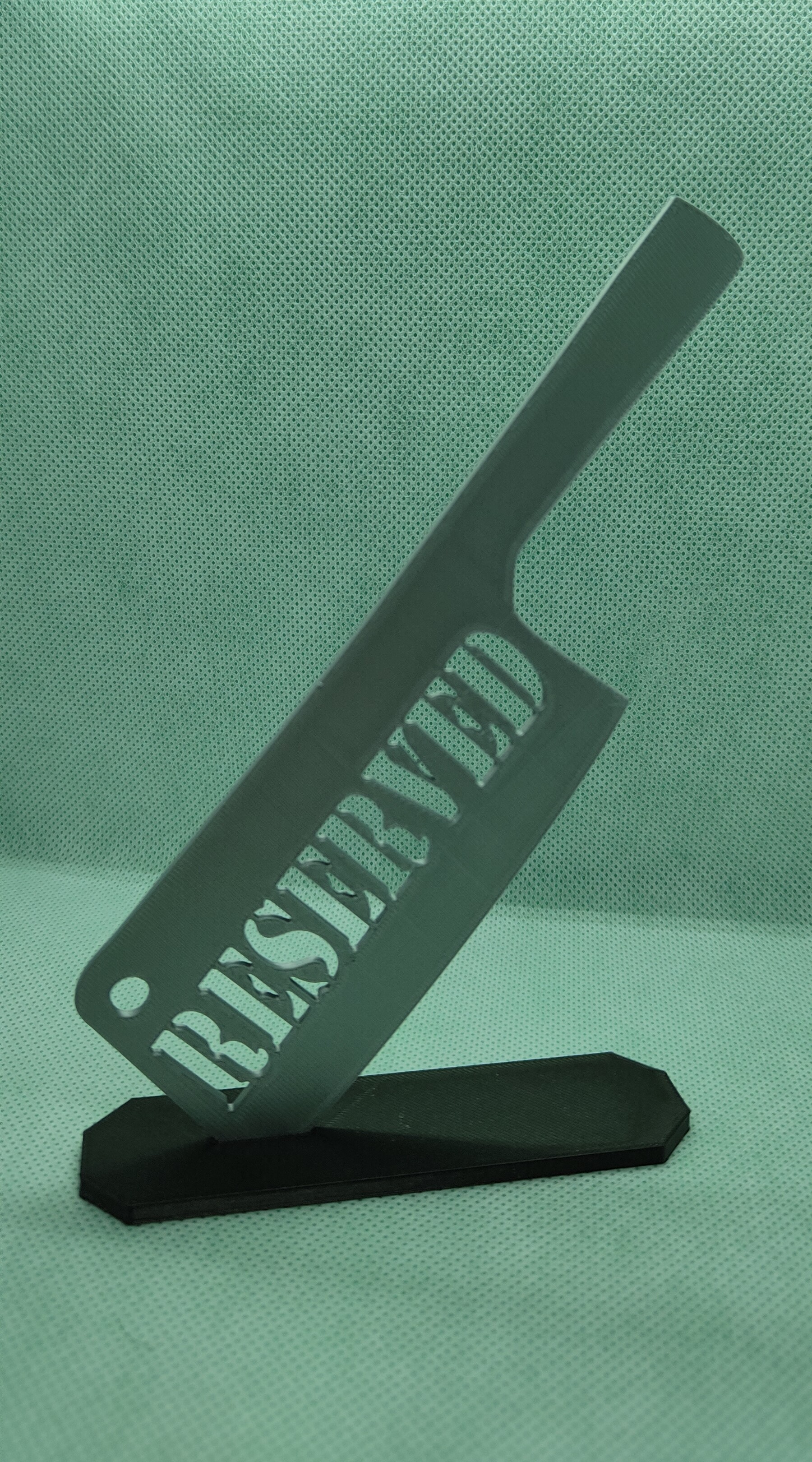 RESERVED TABLE PLACE MARKER PLACEHOLDER by MakerDavid3d | Download free ...