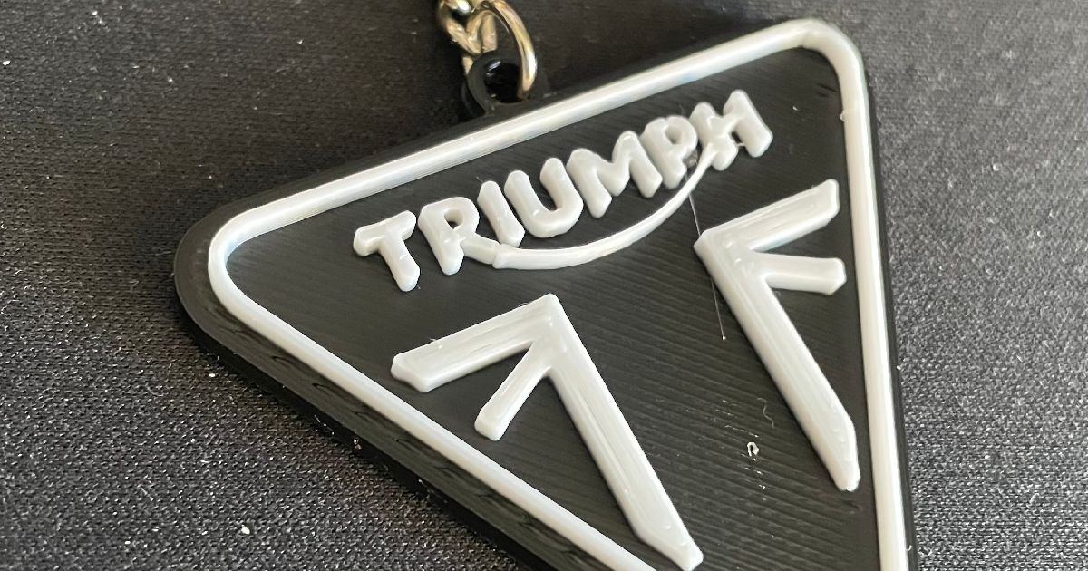 Triumph Keychain by MattiaElba | Download free STL model | Printables.com