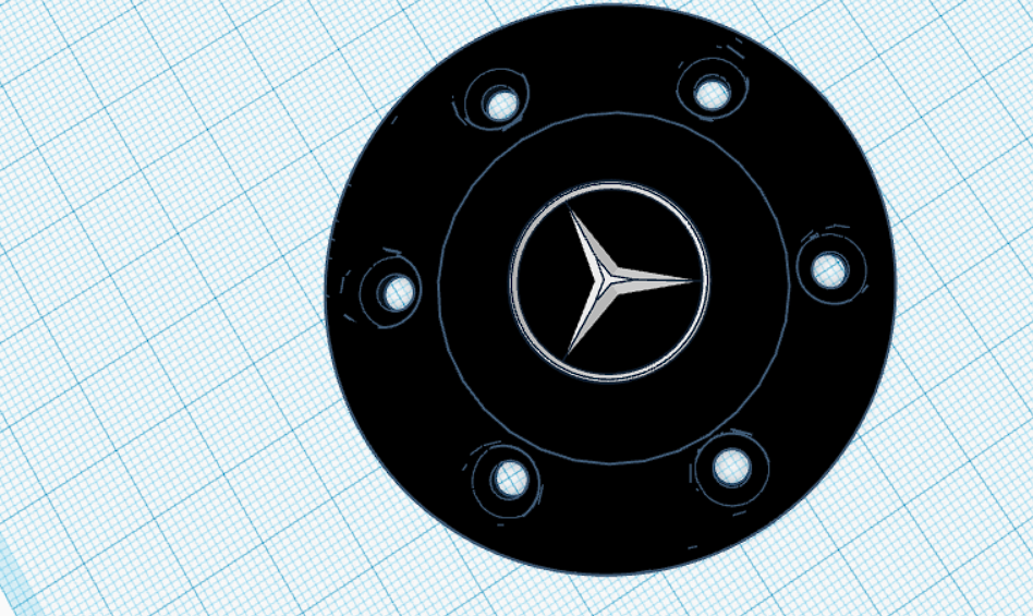 lochitech g29 g920 g923 927 center cap mercedes by kyanni | Download ...