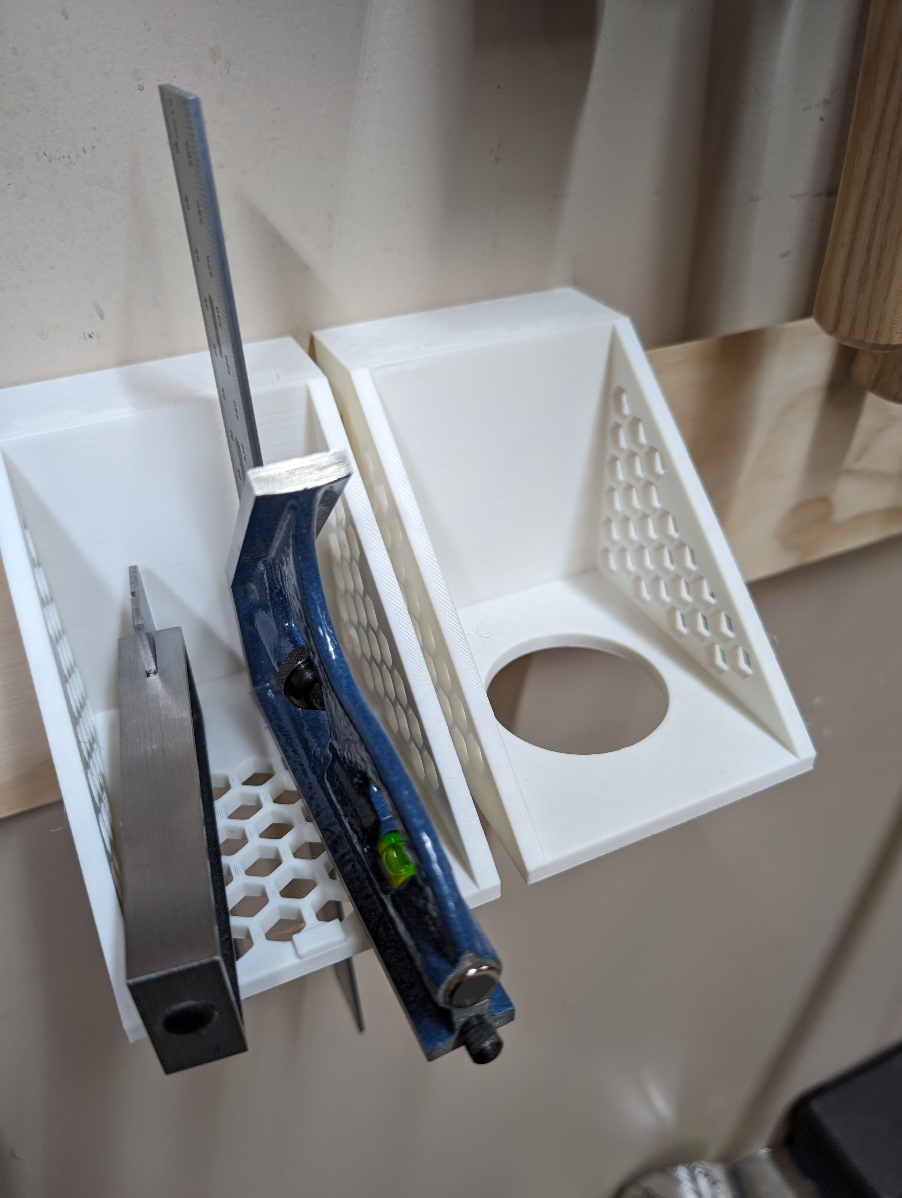 Combination square and double square holder, Mallet holder for 3/4 ...