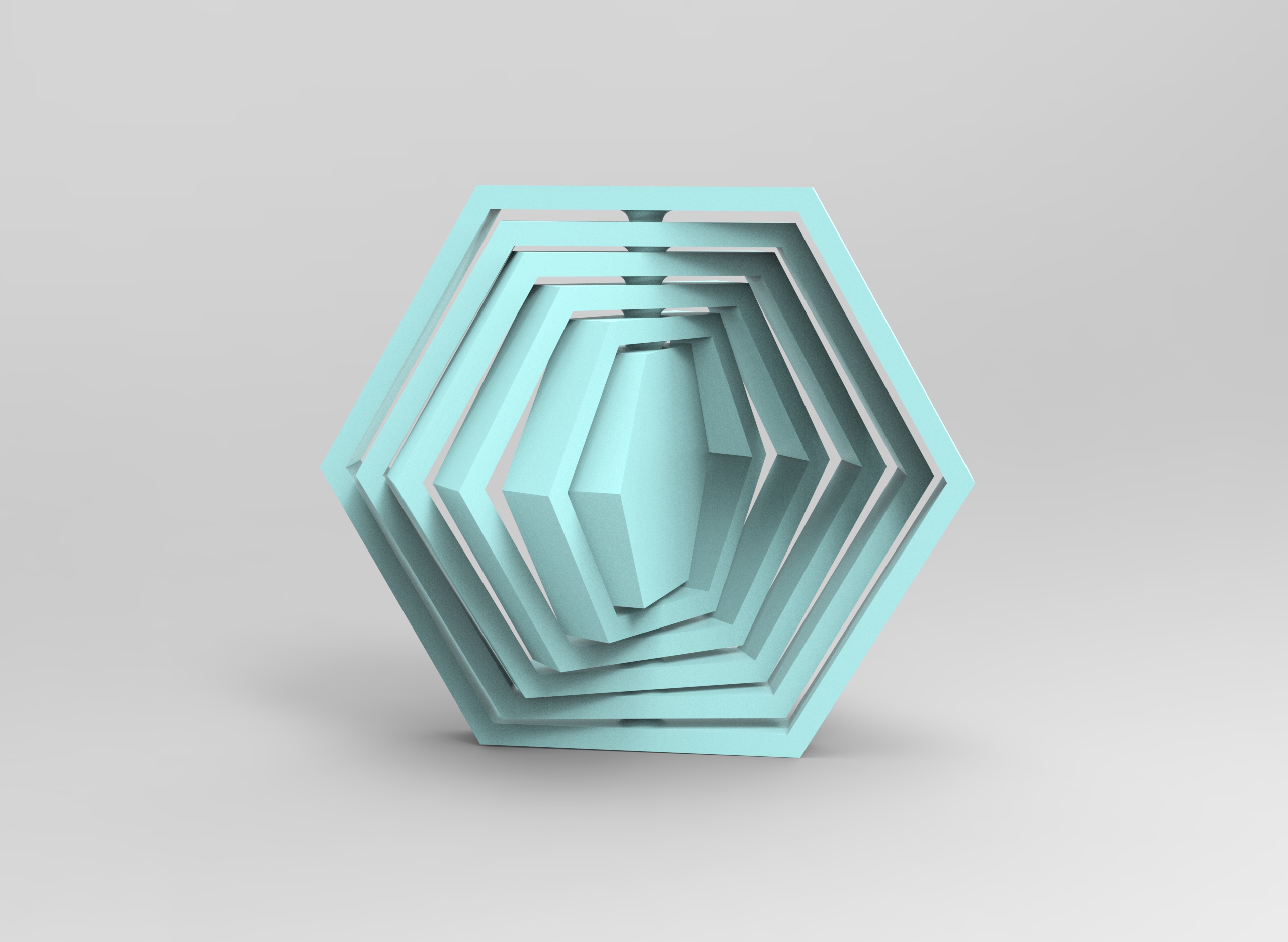 HexaFidget - Rotating Hexagon Fidget Toy by BrokenCode | Download free STL model | Printables.com
