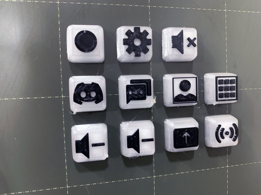 Stream Deck / Macro Pad Keycaps by RyanGuy | Download free STL model ...