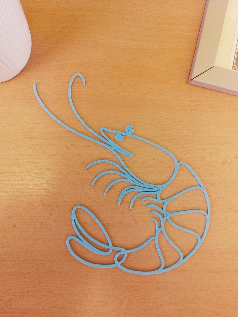 Shrimp wall or table decoration by kutnohormac | Download free STL ...
