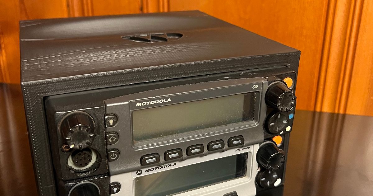 MOTOROLA XTL5000 DUAL CAGE by cgregory | Download free STL model ...