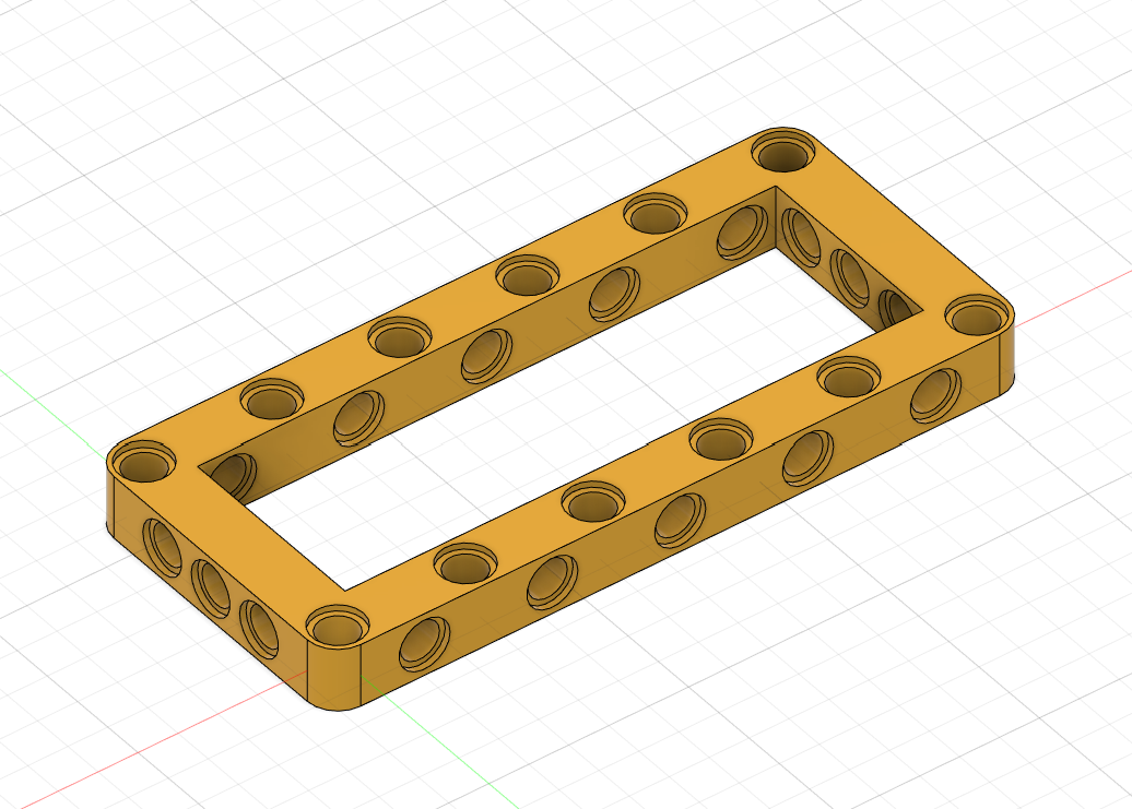 LEGO Technic frame type B by Pimpusław | Download free STL model ...