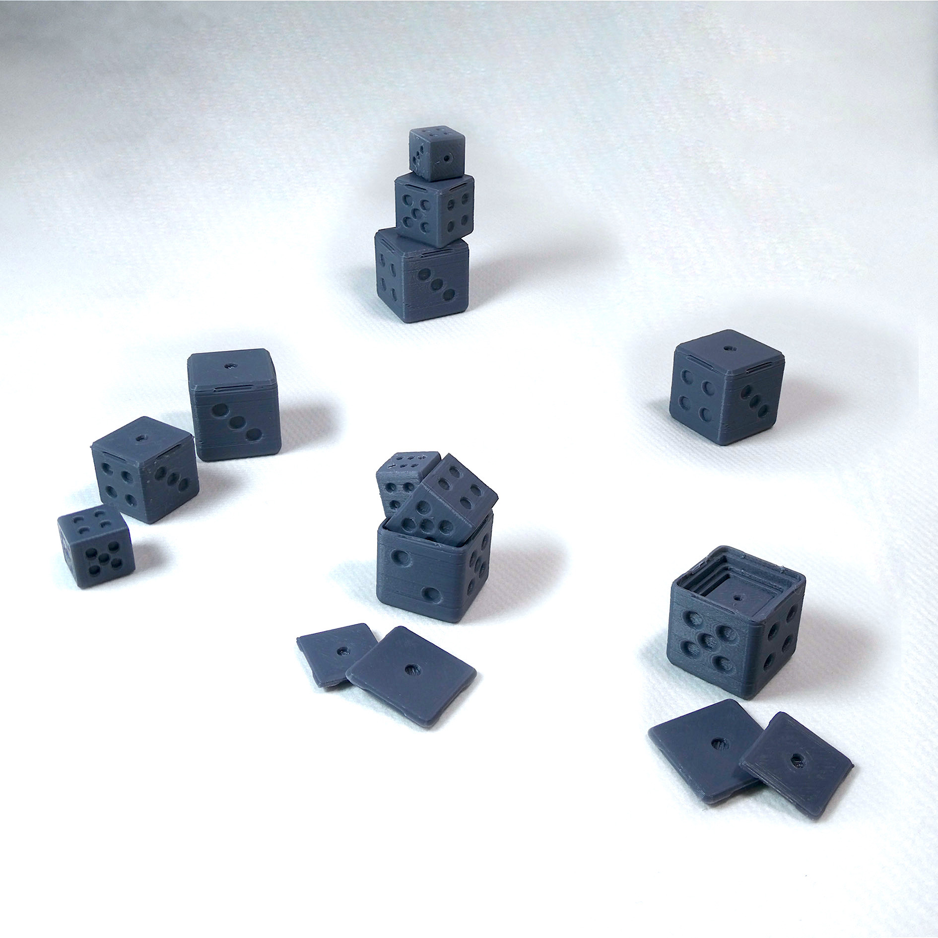 THREE DICE IN ONE by FORJ | Download free STL model | Printables.com