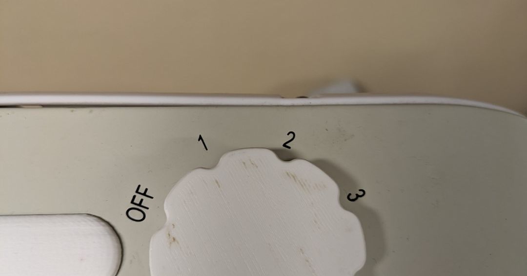 Control Knob for Polar Wind Box Fan by agizmo | Download free STL model ...