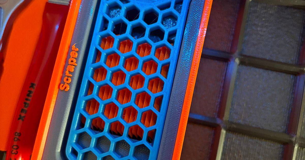 Scraper Gridfinity Storage Bin, 1.5 x 3 by Broertour | Download free ...