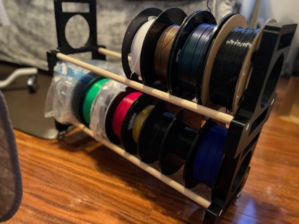 Wheeled Filament Storage Rack by wingsfan13 | Download free STL model ...